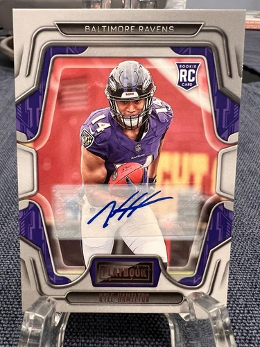 2022 Panini Playbook Kyle Hamilton Rookie Card Auto Ravens #138 | eBay