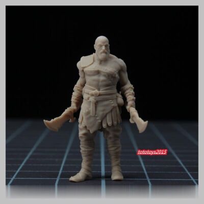1/64 Ghost of Sparta Kratos Scene Prop Miniature Figure Fit Car Vehicle ...