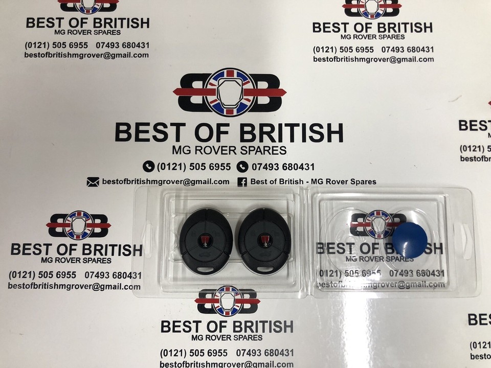 MG ROVER GENUINE PAIR 25/45/MG ZR /ZS NEW 3 Button Pektron REMOTE FOB ...