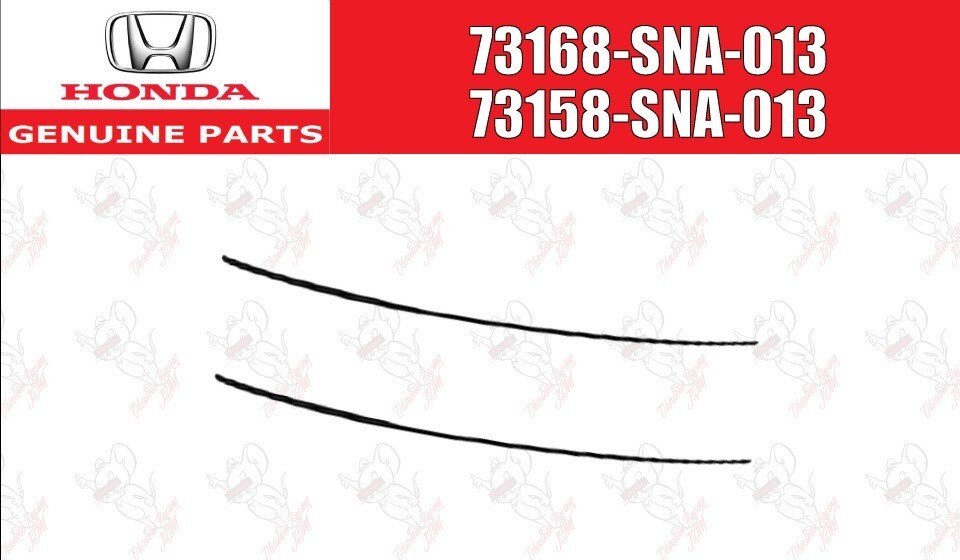 HONDA CIVIC Molding L&R Drip Side Set 73168-SNA-013 73158-SNA-013 OEM ...