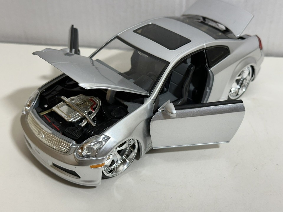 JADA DUB INFINITI G35 PEARL SILVER 1:24 DIECAST MODEL CAR NEW NO BOX | eBay