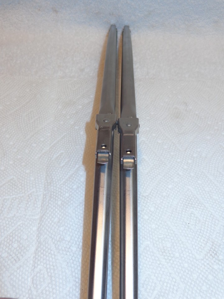 (2) ..‘NOS’.. Trico PR-15-2W .. Wiper Blade Holders ..1970’s .. Satin ...