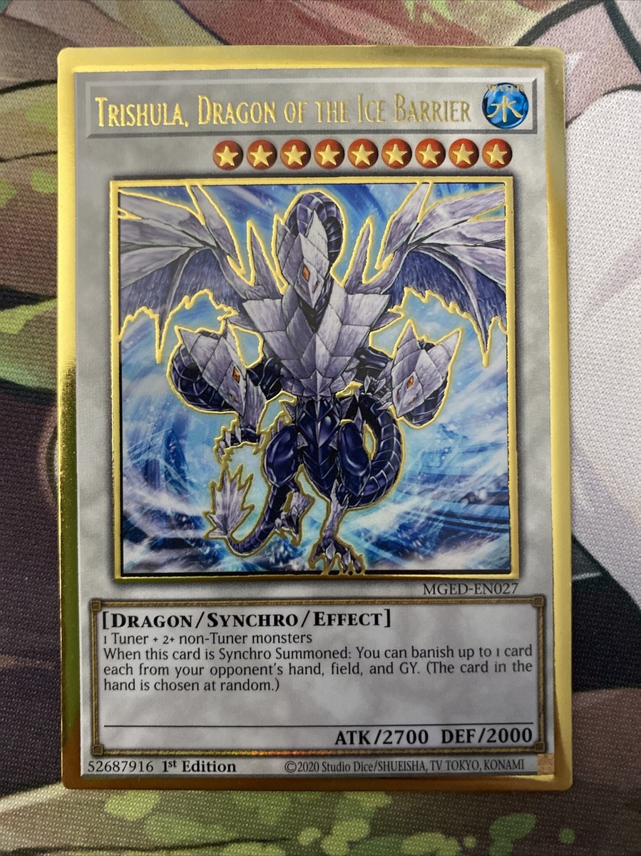 Trishula Dragon Of The Ice Barrier Yugioh KONAMI TCG RA02 EN026