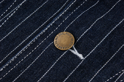 Railroad Denim Jacket Vintage Striped Men's Work Jean Chore Casual ...