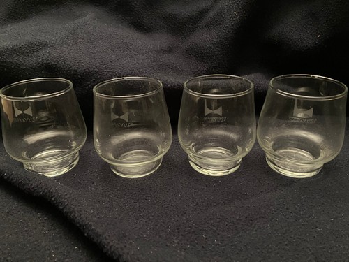 Superfest glass GDR whisky/brandy/liquer glasses - set of 4 | eBay