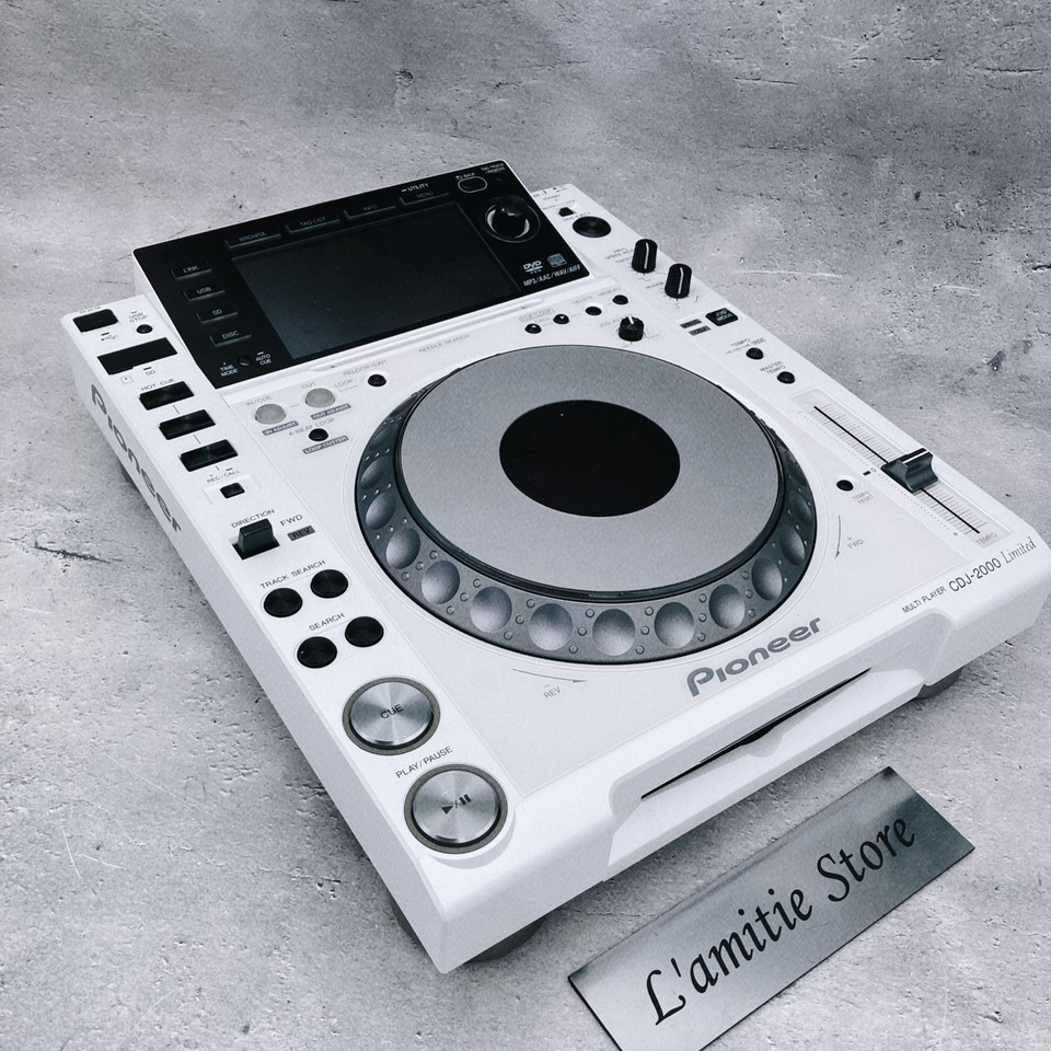 Pair 2x Pioneer CDJ-2000-W Limited White Pro-grade digital DJ deck ...
