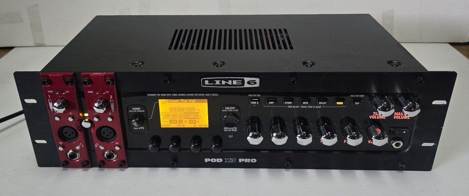 Line 6 POD X3 PRO Guitar Rack Mount Multi Effects Processor ...