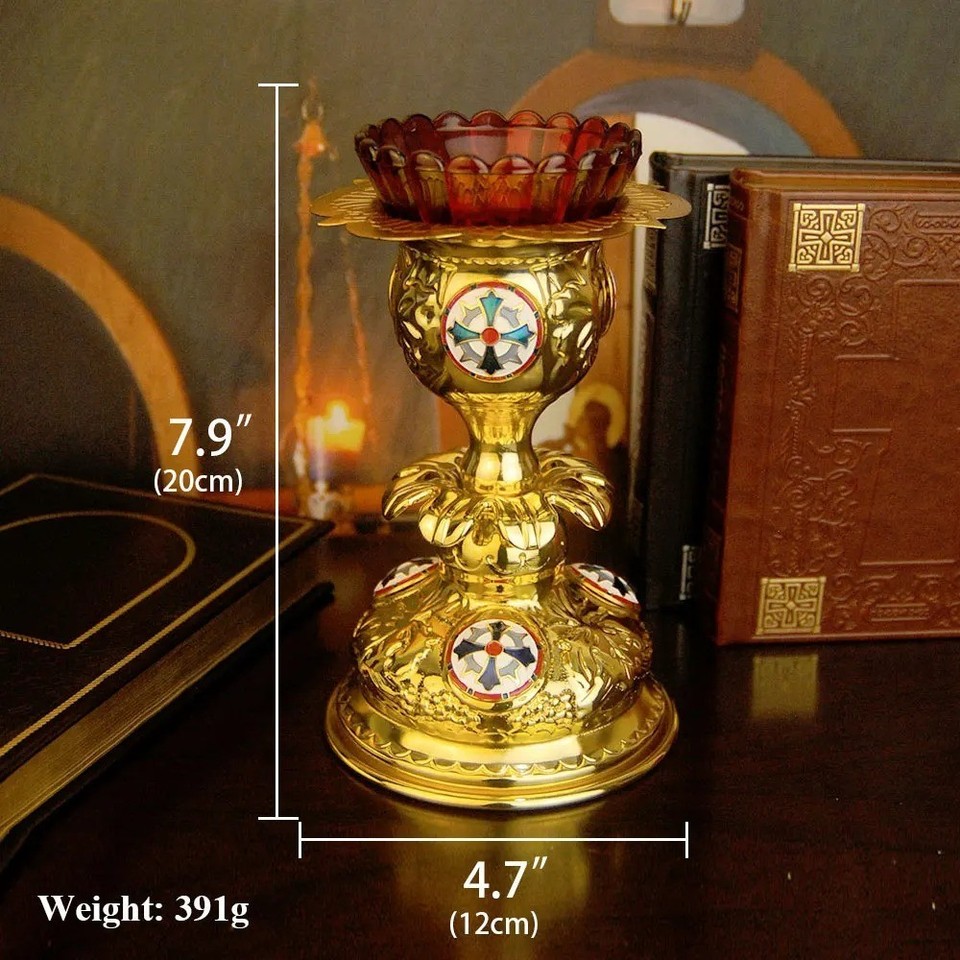 Holy Grail Box Orthodox Rosary Gold Plated Chalice Liturgical Mass ...