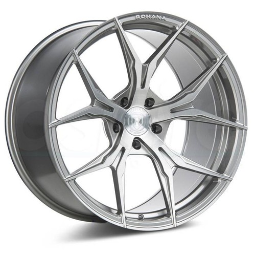 19x8.5 Rohana RFX5 5x112 42 Titanium Wheels Rims Set(4) 66.56 | eBay