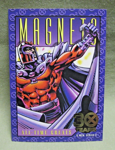 1993 XAVIER FILES MAGNETO G-4 CHASE CARD NM/M X-Men Series 2 Marvel 30 ...