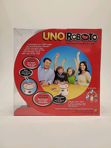 UNO Roboto 2021 Mattel Electronic Interactive Wild Card Game BRAND NEW ...