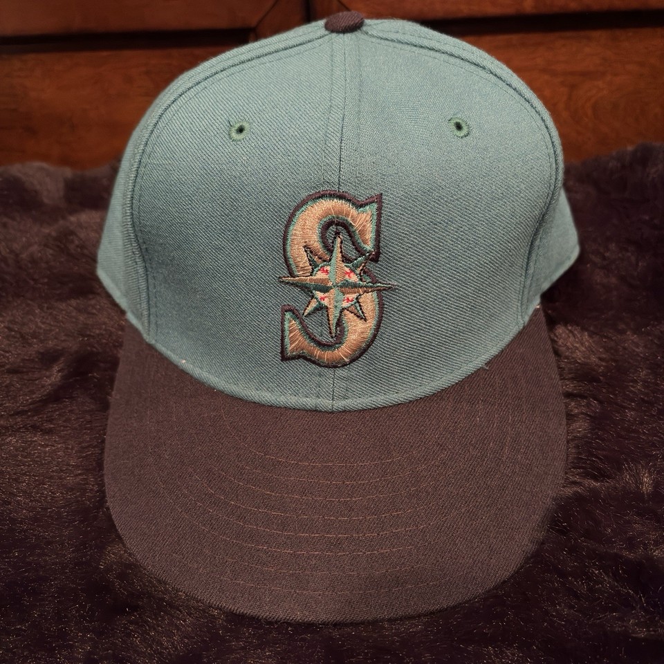 Vintage New Era Seattle Mariners Cap Size 7 5/8 READ DESCRIPTION! | eBay