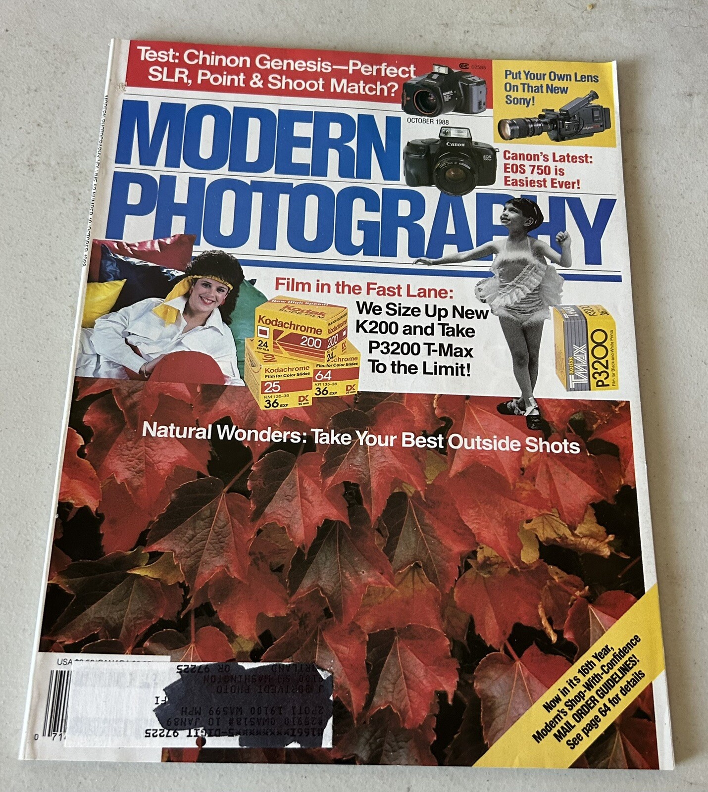 Modern Photography October 1988 Magazine S#8 | eBay