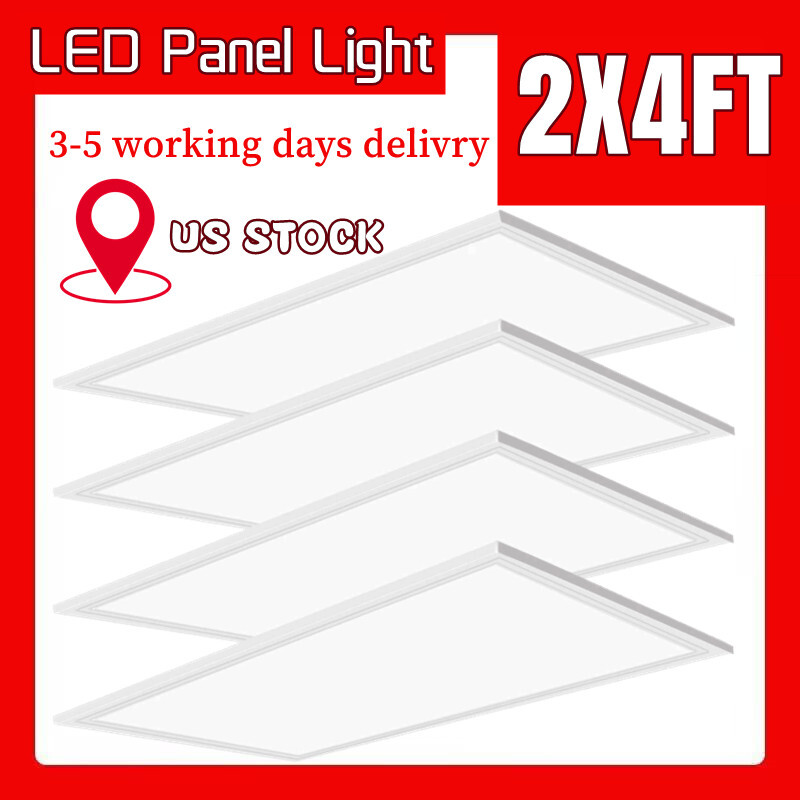 Bright 2 x 4 ft. 7000 Lumens Integrated LED Flat Panel Ceiling Light ...