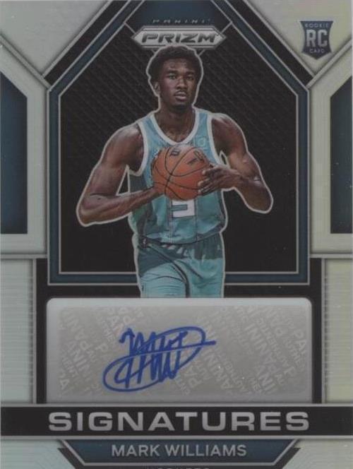 2022-23 Panini Prizm - Rookie Signatures Mark Williams #RSI-MAW Silver ...