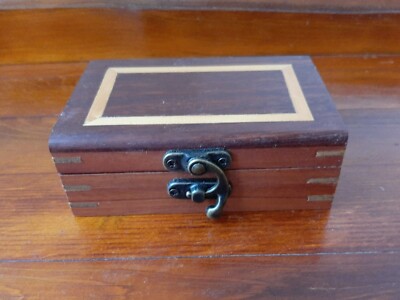 Small hinged trinket box (hand made) | eBay