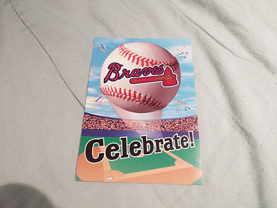 MLB ATLANTA BRAVES ANY OCCASION GREETING CARD | eBay