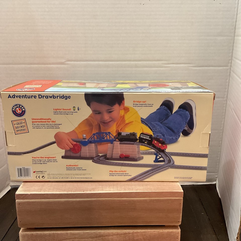 Lionel Adventure Drawbridge Track 1999 Learning Curve Lights! Sound ...