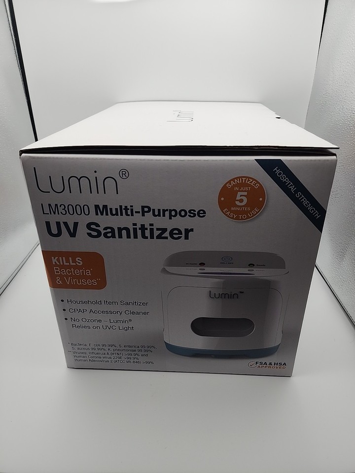 Lumin LM3000 Household Item sanitizer UV Sanitizer Brand New CPAP Cleaner | eBay