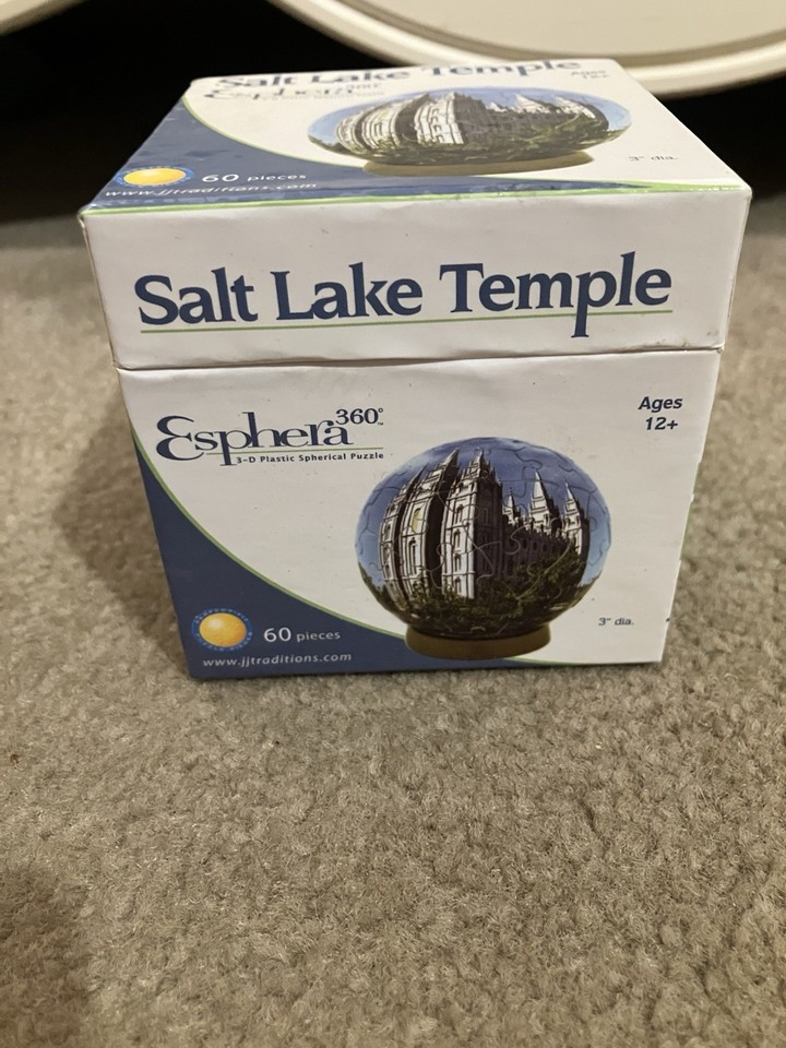 Esphera 360 3-D Plastic Spherical Puzzles featuring the Salt Lake Temple. | eBay