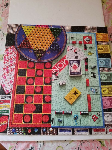 2017 Springbok 500 Pc Board Games Jigsaw Puzzle Monopoly Checkers Cards ...