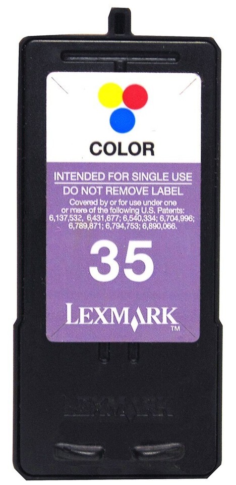 Lexmark #35 Color Ink Cartridge 18C0035 GENUINE | eBay