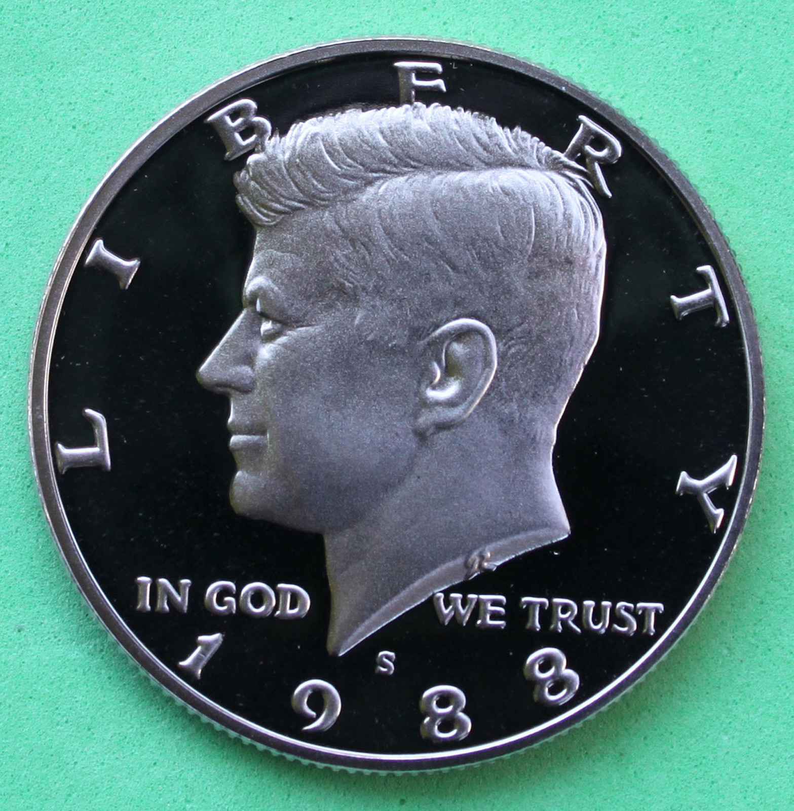 1988 S Kennedy Half Dollar CN Clad 50c Proof Coin JFK 50 Cents | eBay
