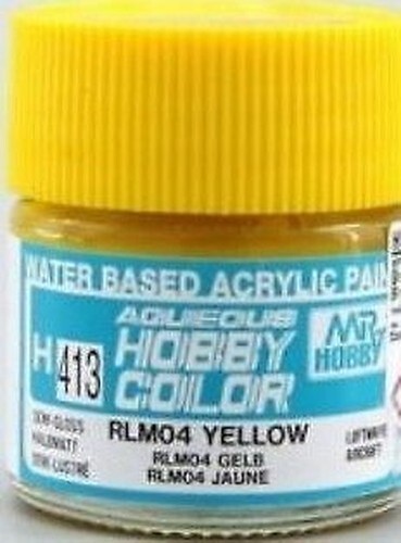 Mr Hobby - Gunze H-413 - Aqueous Hobby Colors (10 Ml) RLM04 Yellow ...