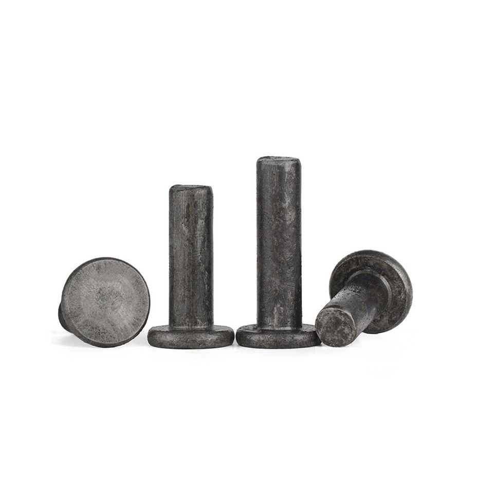 M2 M2.5 M3 M4 Iron Flat Head Rivet Solid Knocking Rivets GB109 Natural ...