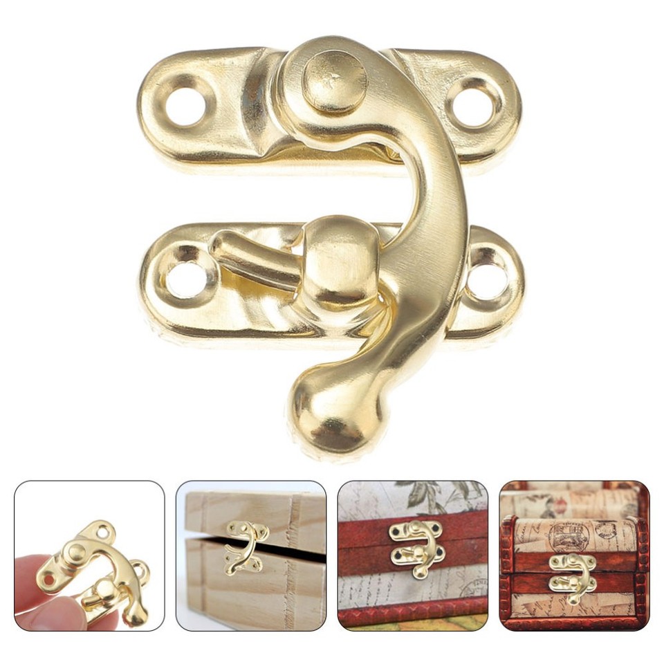 20 Pcs Wooden Box Lock Accessories Chest Locks and Latches Door Hook | eBay