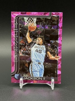 2025-26 Topps Basketball GG JACKSON II Pink Diamante #249 Memphis ...