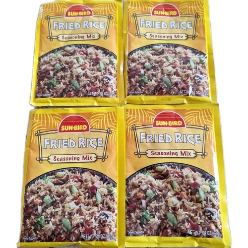 4 Packets Sun Bird FRIED RICE Seasoning Mix 9/2026 Sunbird Original ...