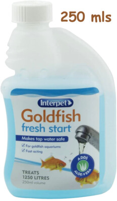 Interpet Goldfish Fresh Start Aquarium Water Treatment Dechlorinator Aloe Vera | eBay UK
