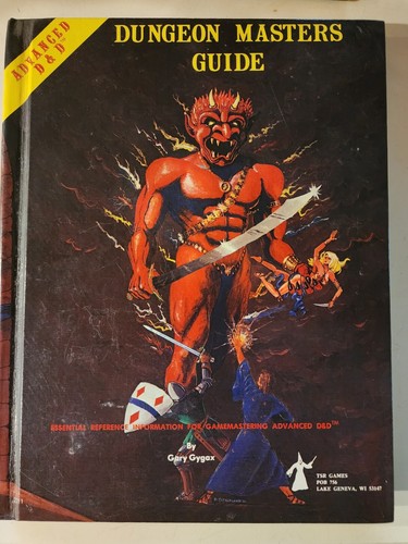 AD&D 1ST EDITION - DUNGEON MASTERS GUIDE RARE 1979 HARDCOVER FREE ...