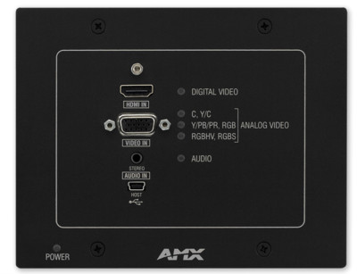 AMX FG1010-320-WHFX DX-TX-WP DXLink Multi-Format Wall plate Transmitter ...