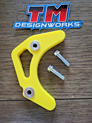 SUZUKI RMZ450 RMZ 450 YELLOW ENGINE CHAIN GUARD, CASE SAVER TM DESIGN ...