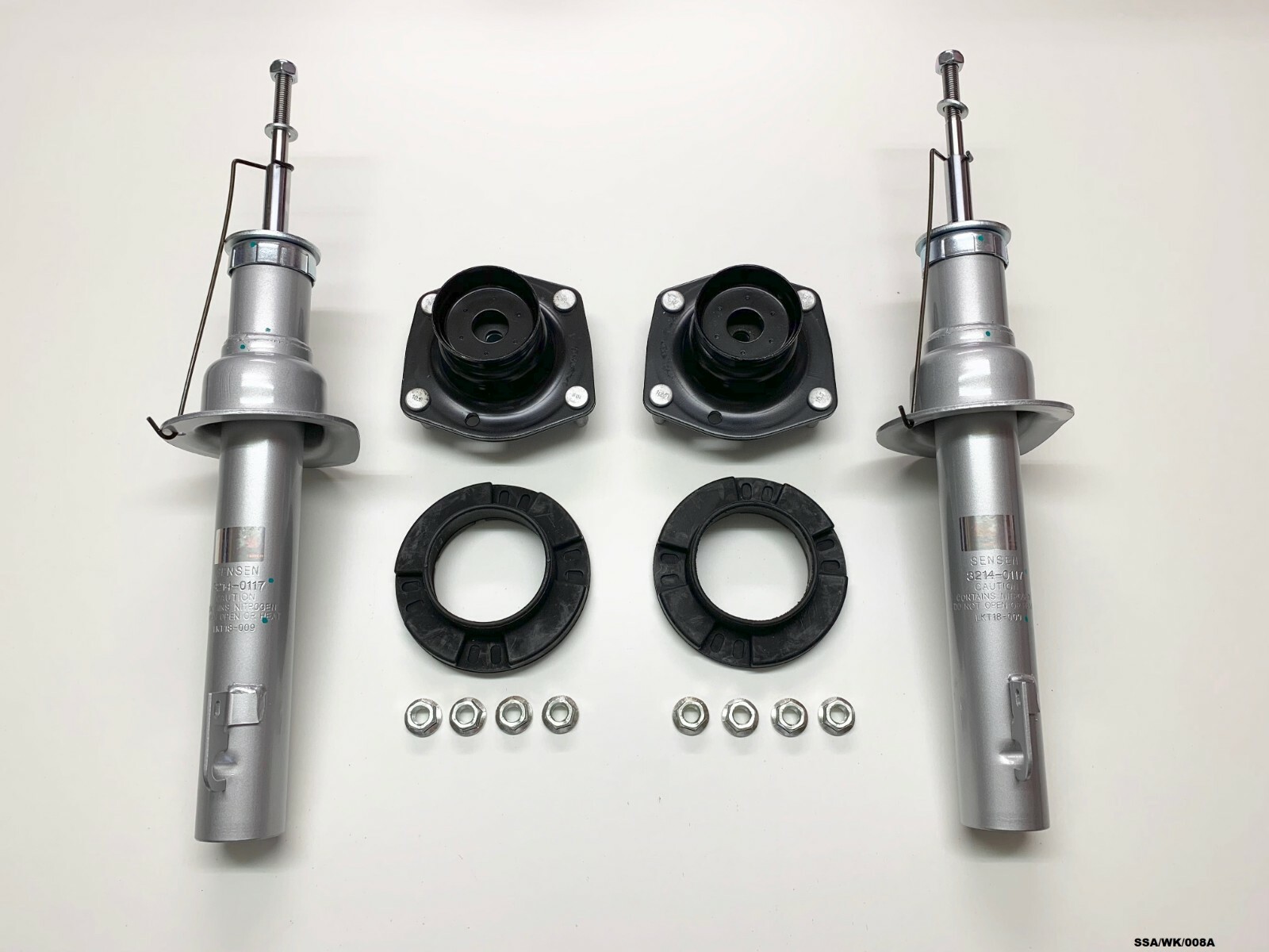 2 x Front Shock Absorber & Mounts for Jeep Grand Cherokee 2005-2010 SSA ...