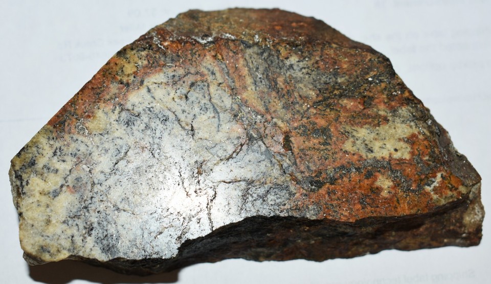 Gold and Silver Ore Dendrite Crystal 1800s Ore Knob Copper Mine North ...