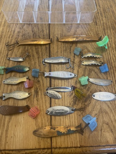 Spoon Lot 16 Pc: Al’s Goldfish, Wobbler, Swedish Pimple, Goldfish ...
