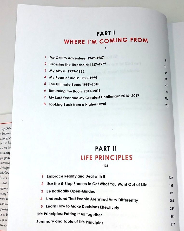 Principles : Life and Work Hardcover Ray. Dalio | eBay