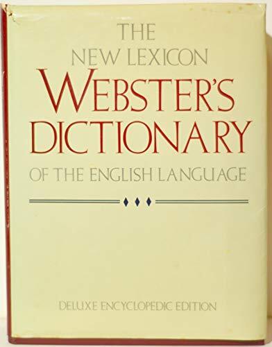 The New Lexicon Webster's Dictionary of the English Language Hardback ...