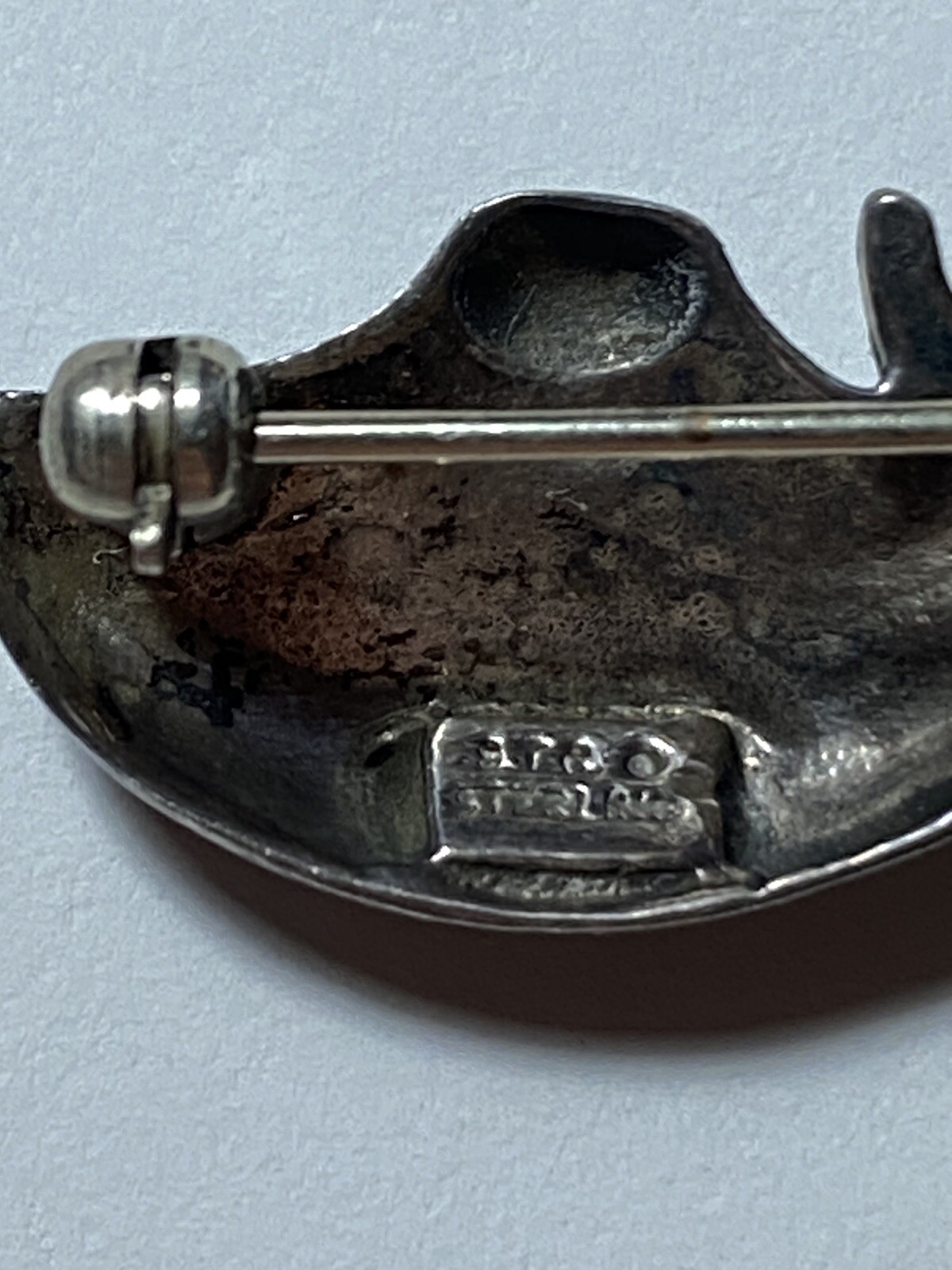 Sterling Silver Native American Pin Skyway Trading Co. Feathers Steer ...