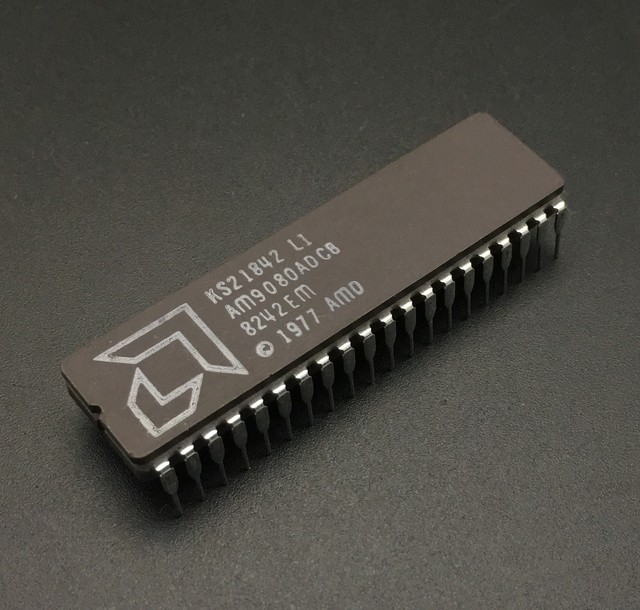 AMD AM9080ADCB/KS21842L1 CPU D8080 8bit Processor 2MHz DIP40 ATT OEM ...