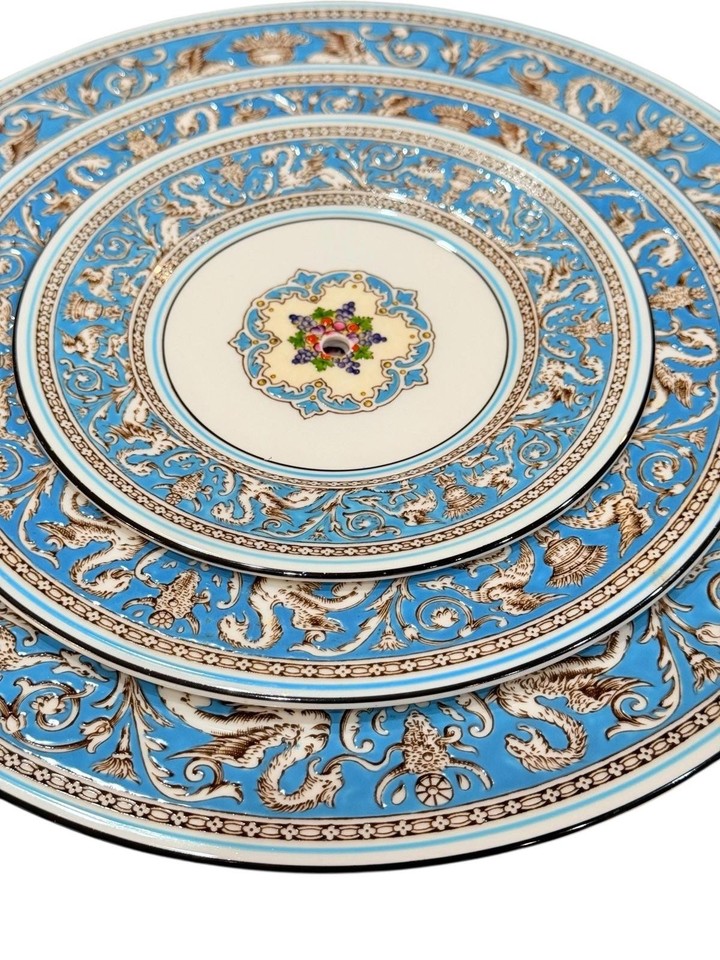 Wedgwood Florentine three tiered hand painted Cake Stand bone china ...