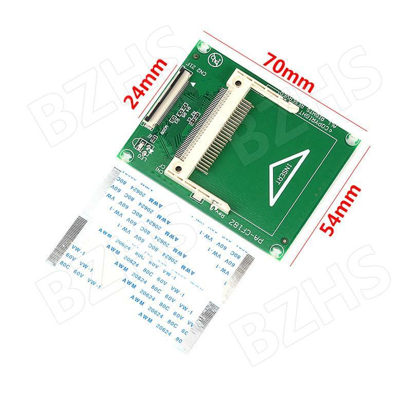 CF Compact Flash Card To 1.8" ZIF/CE HDD Adapter For iPod 5G 6G Toshiba ...