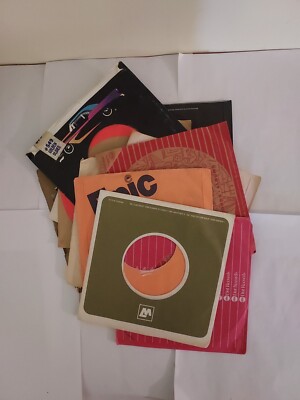 Vintage 45 RPM Vinyl Records Company Sleeves Lot of 10 | eBay