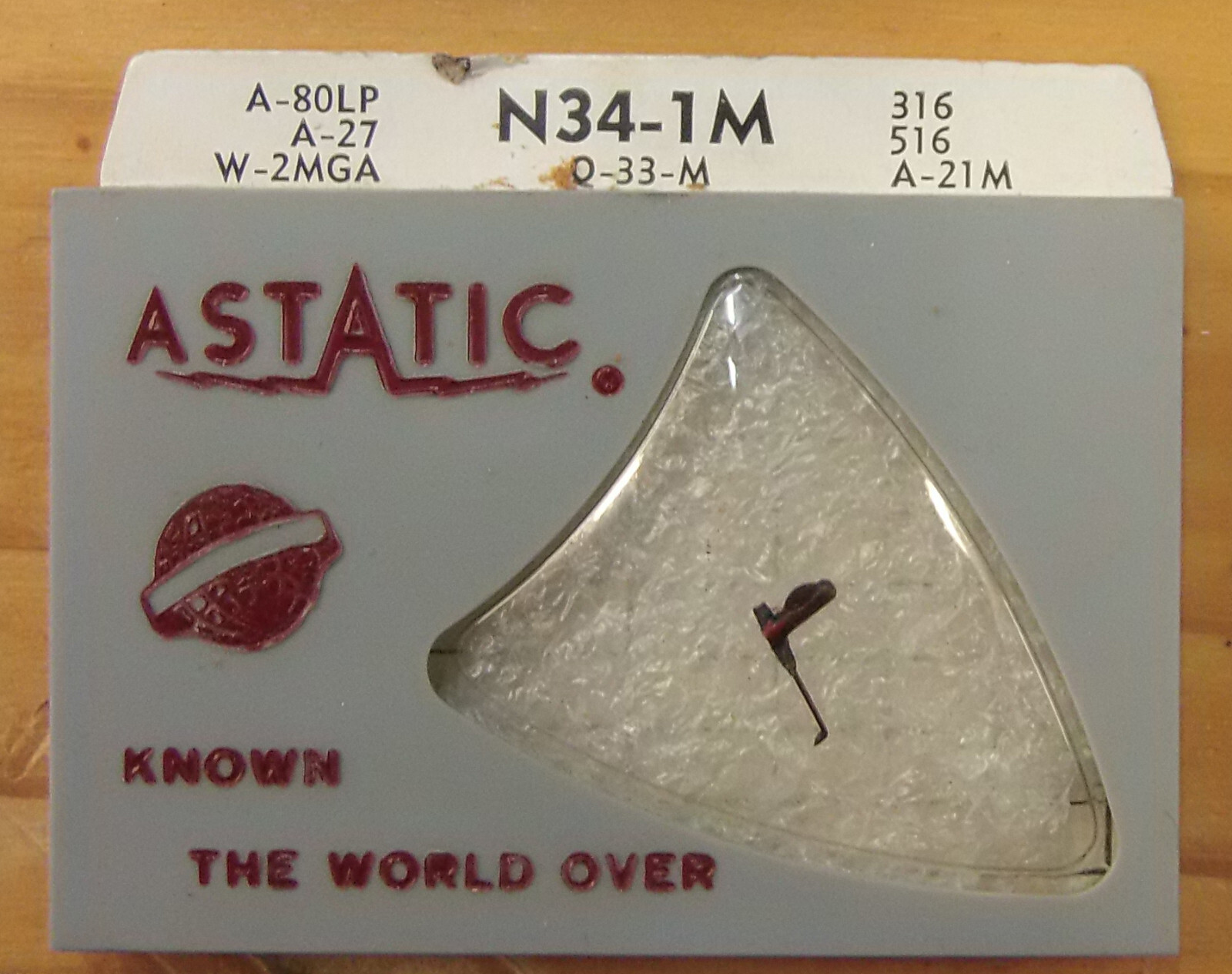 PHONO NEEDLE Astatic N34-1M for Astatic Q33-X J M Astatic CAC LQD 46 48 ...