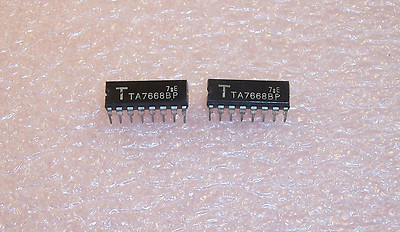 QTY (10) TA7668BP TOSHIBA 16 PIN DIP TAPE RECORDER DUAL PRE-AMP REFURBISHED | eBay