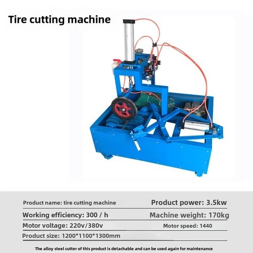 Scrap Car Tire Double Sidewall Cutting Machine/scrap Tire Bead Cutting ...