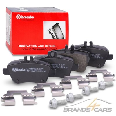 BREMBO BREMSBELÄGE SATZ HINTEN FÜR MERCEDES A-KLASSE W176 B-KLASSE W246 ...